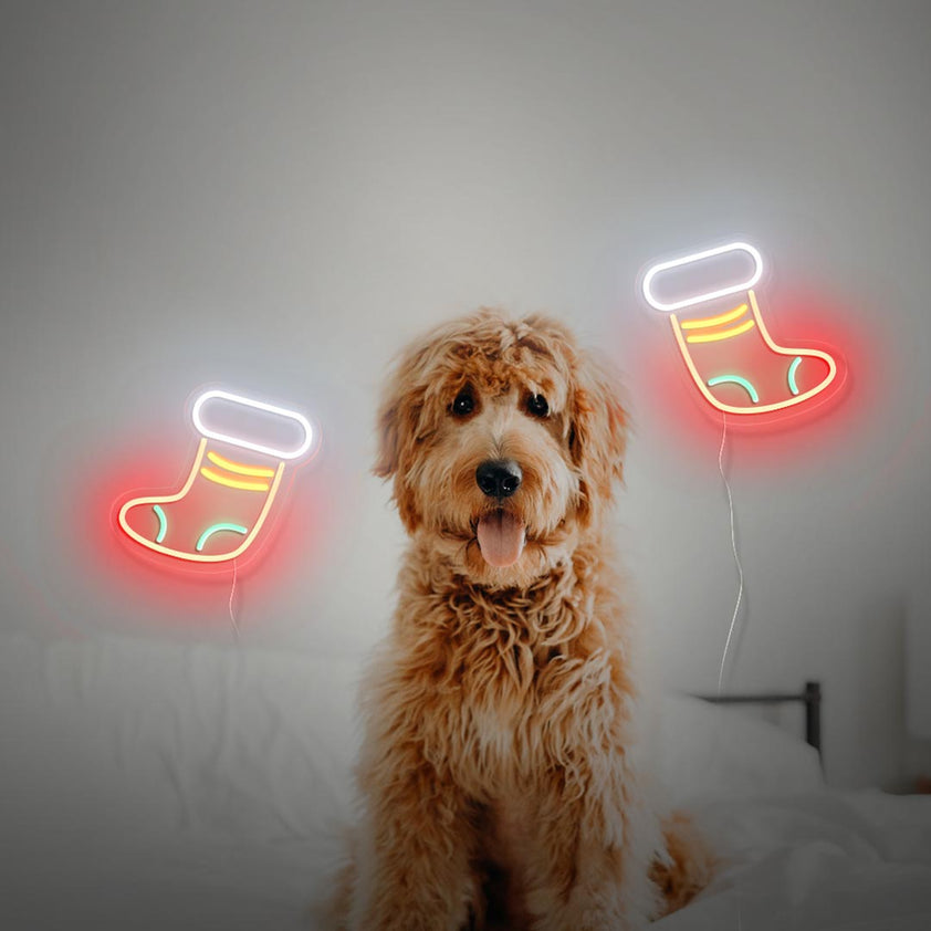 Neon Christmas Stockings | Christmas Stockings Neon Sign | Wow Neon ...
