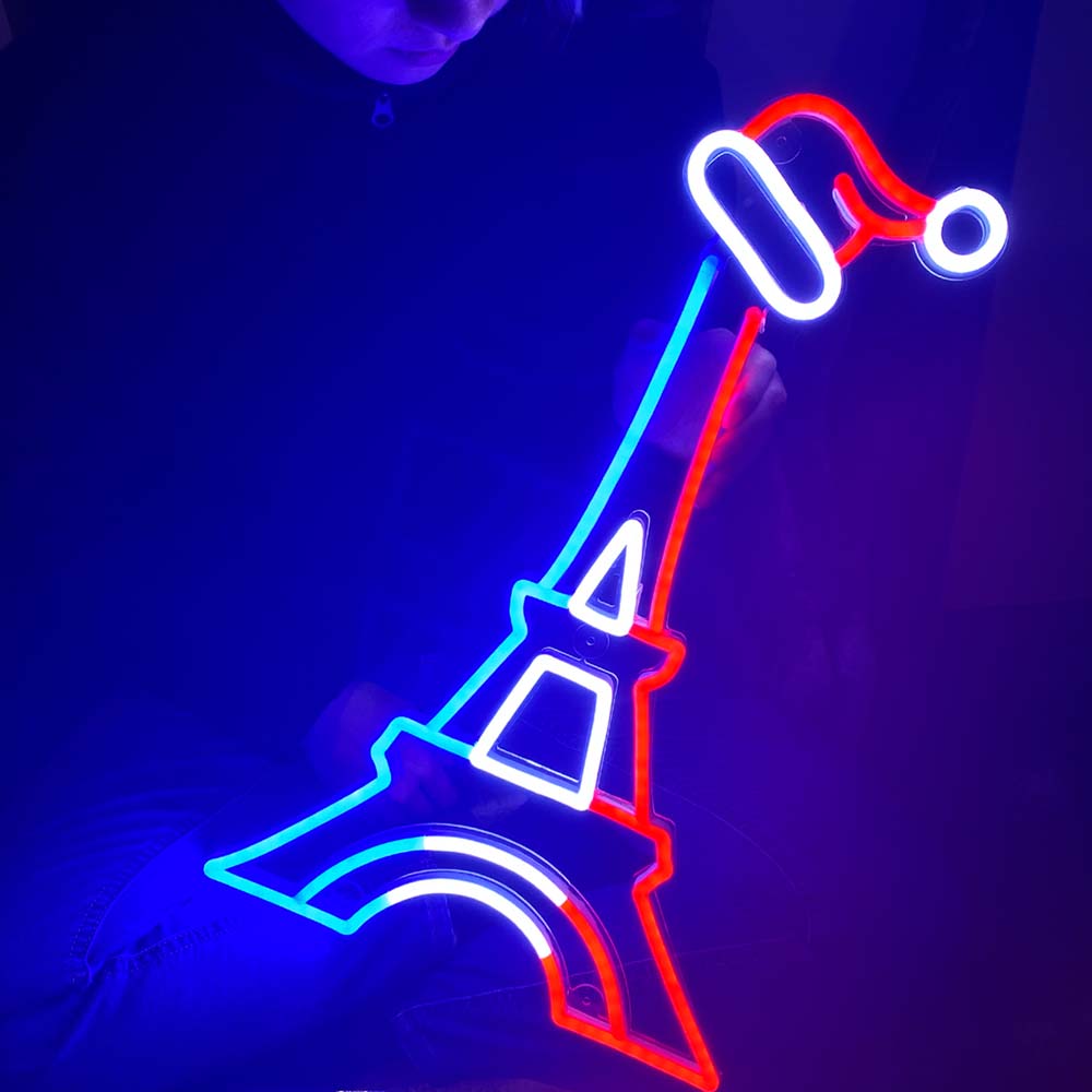 Christmas Led Lighting | Eiffel Tower Neon Sign | Wow Neon Design