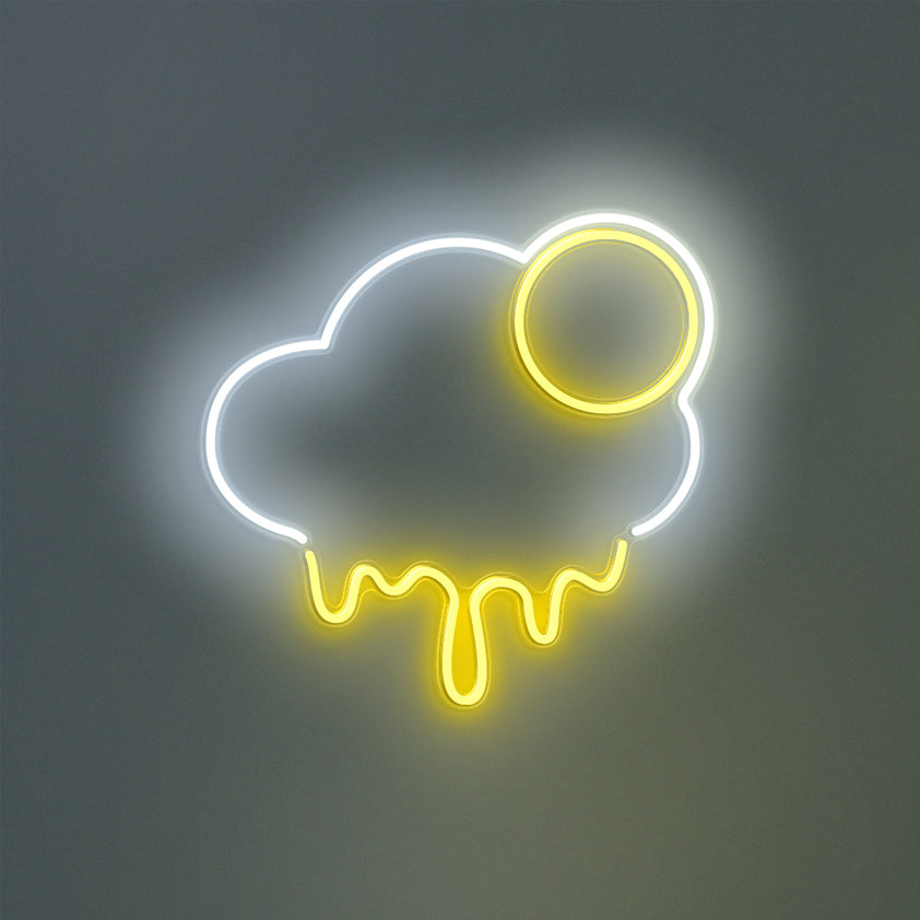 Neon Sign Custom | Imagination Sun Cloud Rain Led Neon Sign | Wow Neon ...